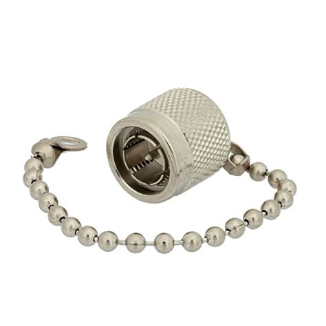 Tnc Male Shorting Dust Cap 4 Inch Chain