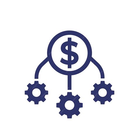 Premium Vector Operational Costs Optimization Icon Vector