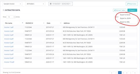 How Can I Export Extracted Data Algodocs