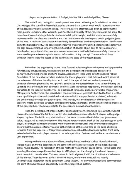 Cc4001 Programming Engineering Report Pdf Class Computer