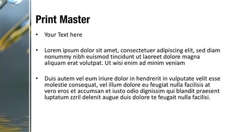 Raindrops PowerPoint Templates Raindrops PowerPoint Backgrounds Templates For PowerPoint