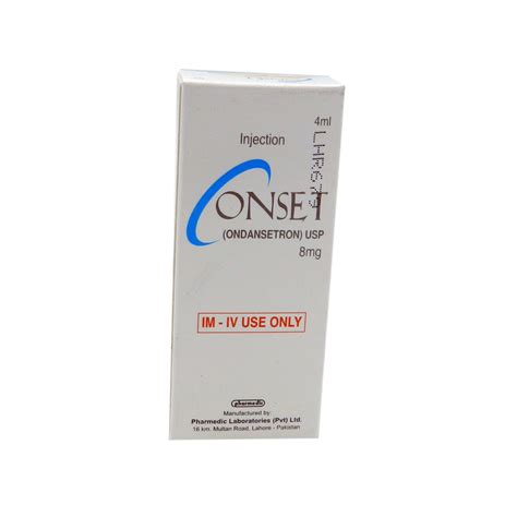 Onset Inj 4mg 2 Ml Medimart Pk