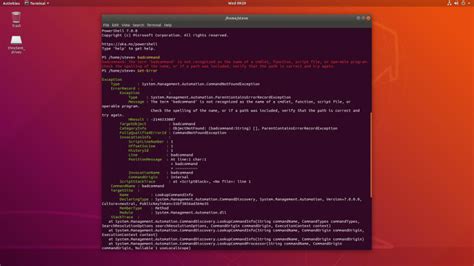 Install Powershell On Linux Snap Store