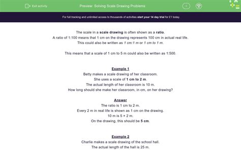 How To Solve Scale Drawings Free Worksheets Printable