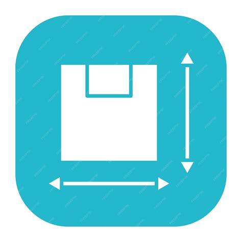Premium Vector Parcel Size Vector Illustration