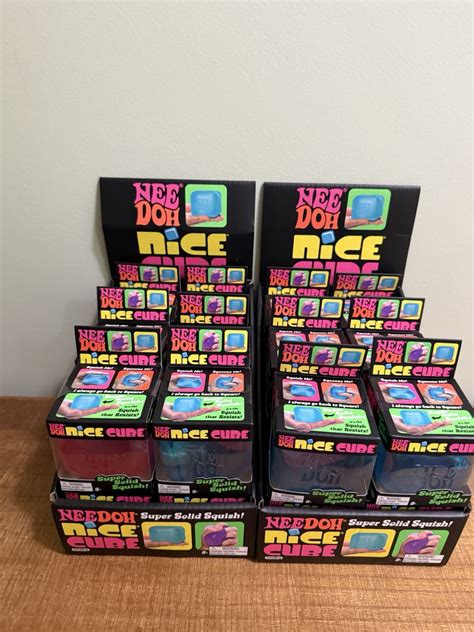 Needoh Nice Cube Viral Squishy Fidget Toy Unopened Random