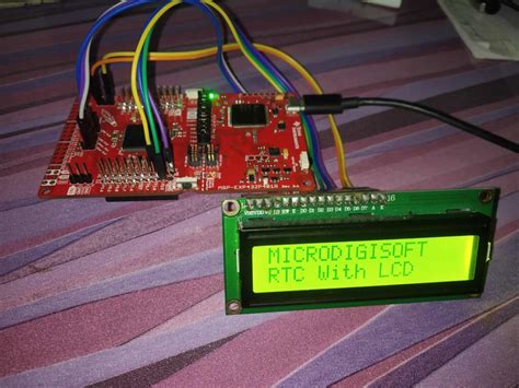 Rtc Real Time Clock Module With Msp432 Microcontroller