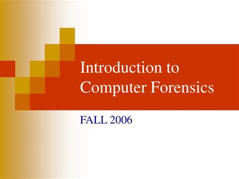 PPT Introduction To Computer Forensics PowerPoint Presentation Free Download ID 2971973