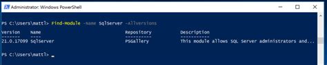 Matticusau Blog Installing Sqlserver Powershell Module From