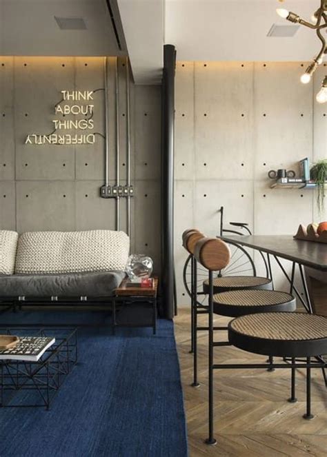 Descubra 10 Ideias De Estilo Industrial E Decoração Estilo Industrial Salas Industriais