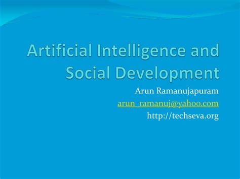Pdf Artificial Intelligence And Social Development Dokumen Tips