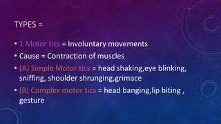 Tic Disorder Pptx