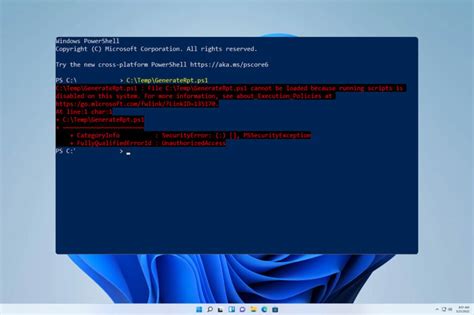 Running Scripts Is Disabled On This System On Windows 11