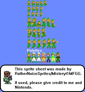 Luigi Super Mario Bros 1 Nes Style Mario Customs Custom Edited