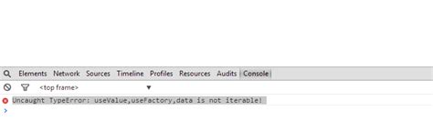 Nodejs Uncaught Typeerror Usevalueusefactorydata Is Not Iterable Angular 4 Cli Project