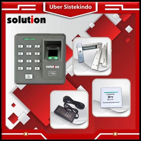 Jual Paket Access Control Solution A101 Fingerprint Access Door Shopee Indonesia
