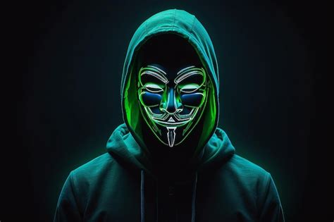 Premium Photo Dark Web Hooded Hacker Cyber War Concept