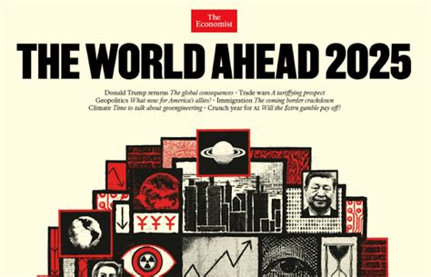 Revista The Economist Lança Nova Capa ¨o Mundo À Frente¨ Sobre O Ano De