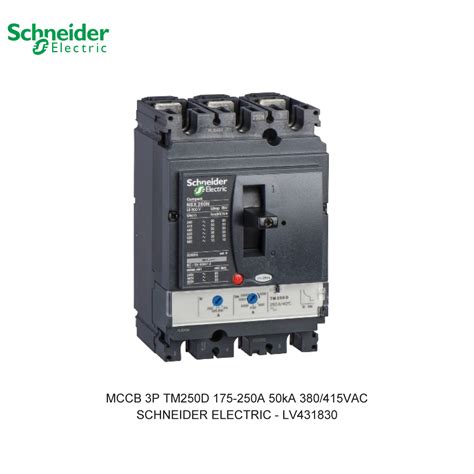 Mccb 3p Tm250d 175 250a 50ka 380 415vac