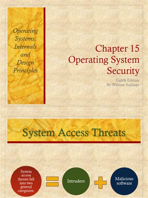 Chapter15 Operating System Security Pdf