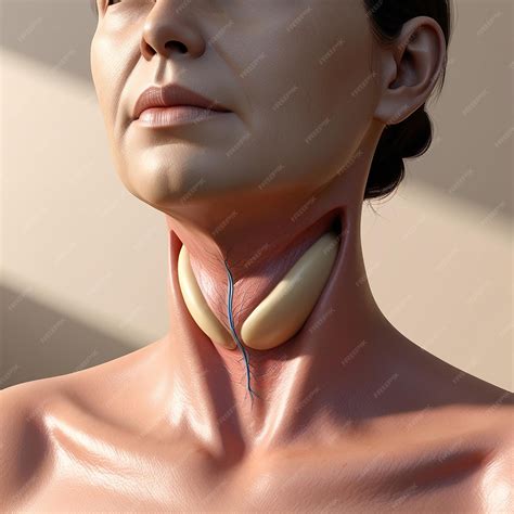 Swollen Thyroid Gland Visual Guide And Symptoms Premium Ai Generated
