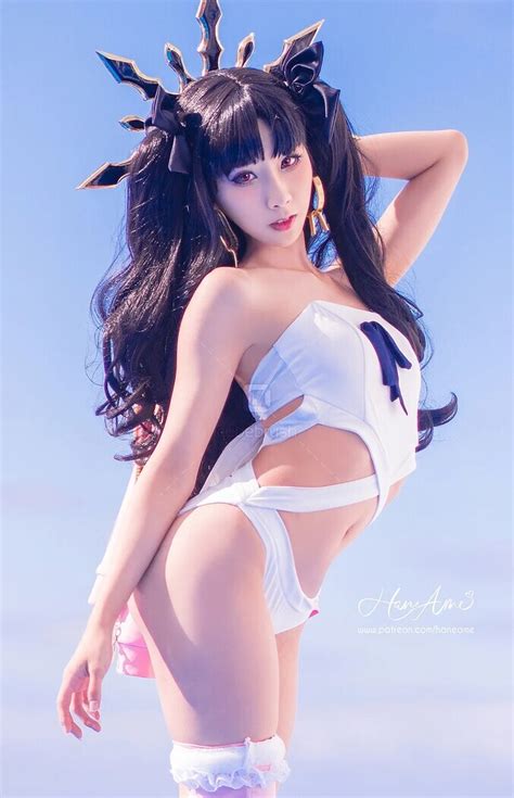 Fgo Fate Ishtar Swimsuit Cosplay Haneame
