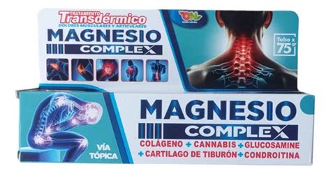 Gel Transdermico Magnesio Complex 75 Mg Desgarro Calambres Cuotas Sin