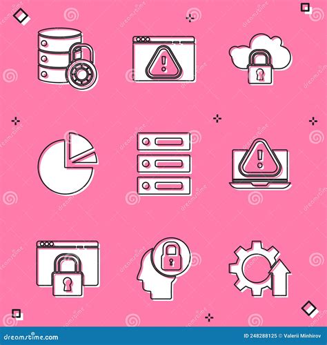 Set Server Security With Lock Browser Exclamation Mark Cloud