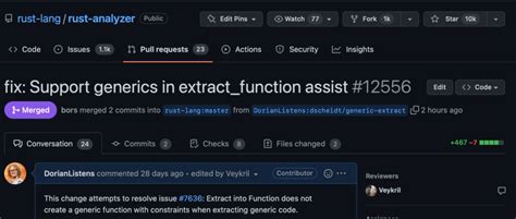 Improving “extract Function” In Rust Analyzer Dorian Listens