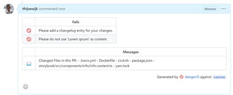 Build Dangerjs In Ci · Issue 2225 · Dso Toolkitdso Toolkit · Github