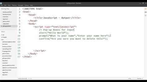 2 Javascript Ouput Youtube