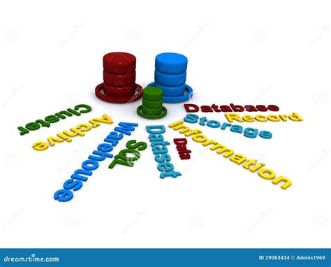 Database Illustration Stock Illustration Illustration Of Database