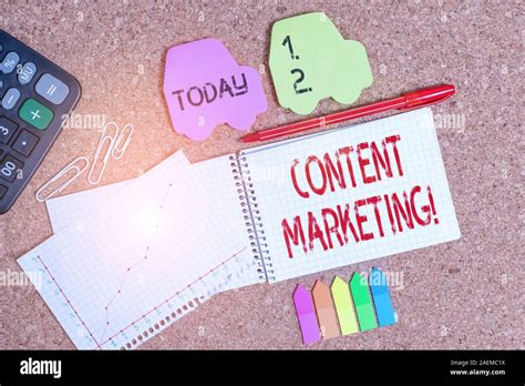 Conceptual Hand Writing Showing Content Marketing Concept Meaning Involves Creation And Sharing