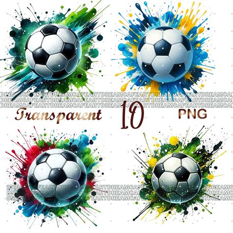 10 Soccer Ball Pngsoccer Shoes Pngwatercolor Clipart Png Soccer
