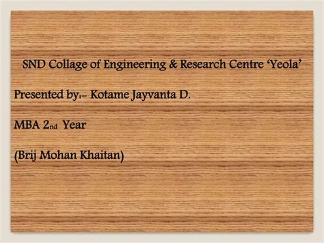 Brij Mohan Pptx Business Administration Business