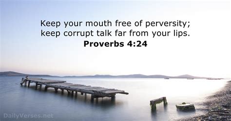 Proverbs 4 24 Bible Verse