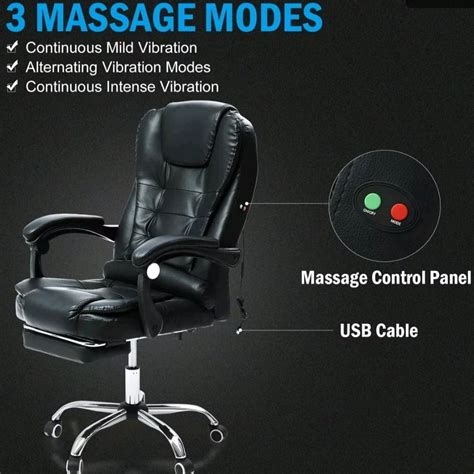 Premium Office Massage Chair With Footrest Onetify