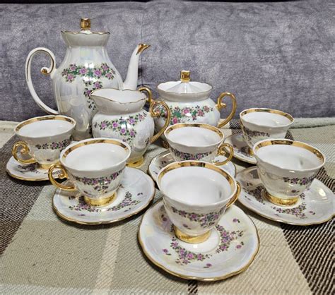 Кавовий сервіз на 6 персон фарфор парцеляна 1 041 грн Посуд кухонне приладдя