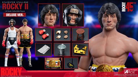 Rocky Balboa Boxer Style Collectible Action Figure Deluxe Ver