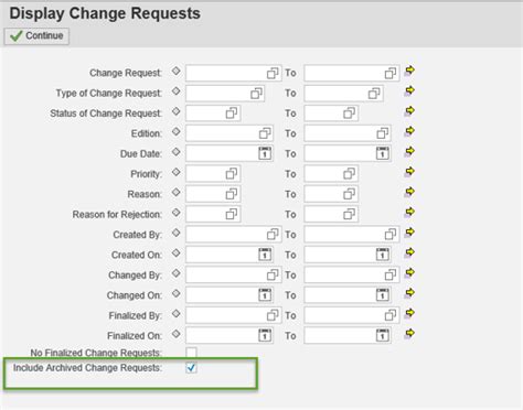 Archiving And Deletion Of Change Requests In SAP M SAP Community