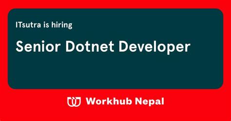 Senior Dotnet Developer Workhub Nepal