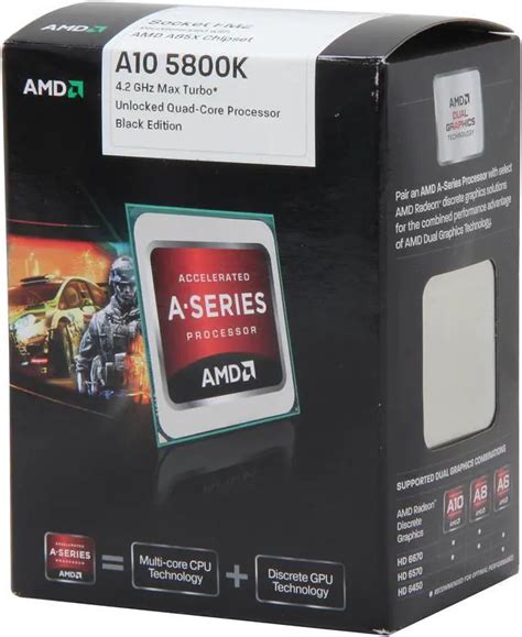 AMD A K Desktop APU CPU GPU Trinity Quad Core GHz GHz Turbo Socket FM W