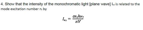 The Induced Transition Rate Due To A Monochromatic