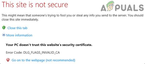 How To Fix Error Code Dlgflagsinvalidca