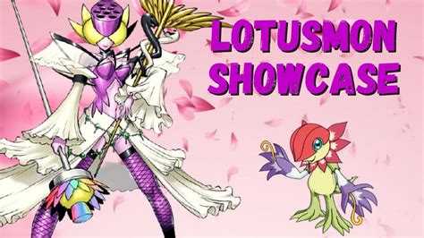 Lotusmon Floramon Showcase Digimon Masters Online Youtube