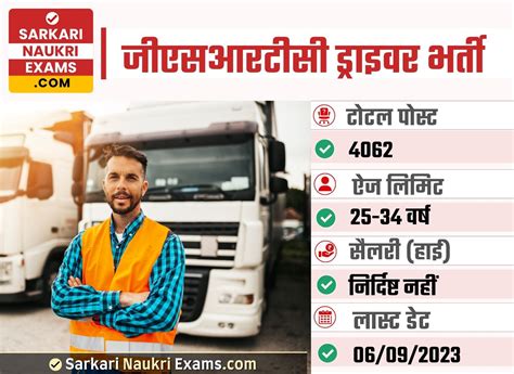 Gsrtc Driver Recruitment 2023 4062 Vacancy Online Form 4062 Vacancy