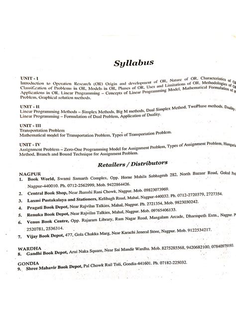 Operation Research 1 Pdf Operation Research 1 Pdf