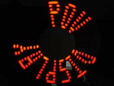 Persistence Of Vision Pov Display Using Arduino