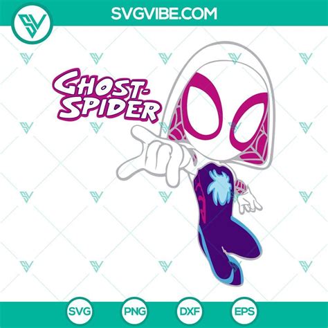Ghost Spider Woman Svg Files Gwen Stacy Svg Images Spider Gwen Svg