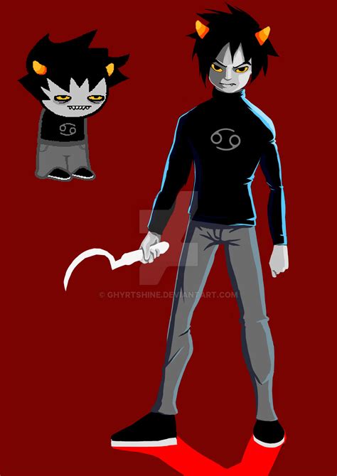 Karkat Vantas Fanart Karkat Vantas Dressed In Angel Dusts Poison